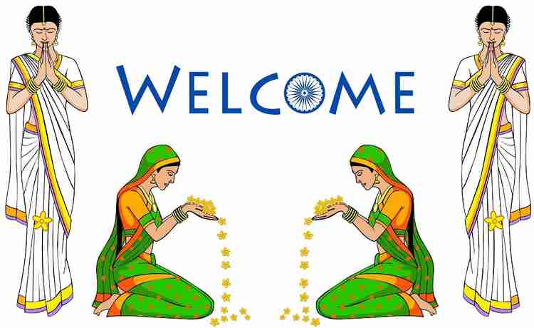 Welcome Ladies Hands Clipart