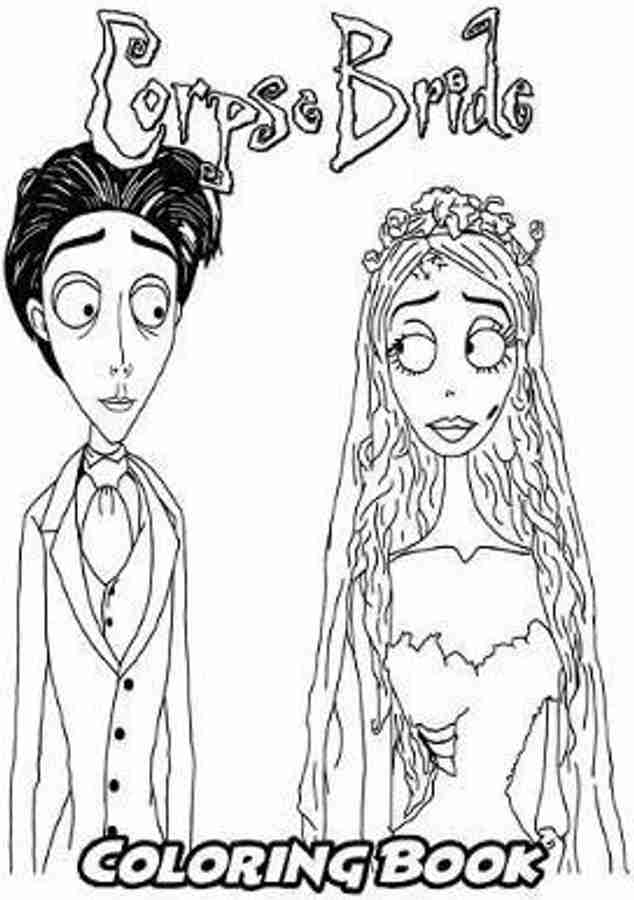 the corpse bride coloring pages