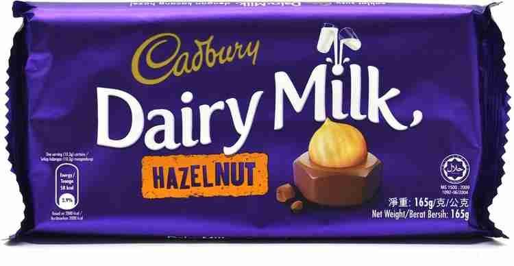 Cadbury Dairy Milk Hazelnut 165g Bars