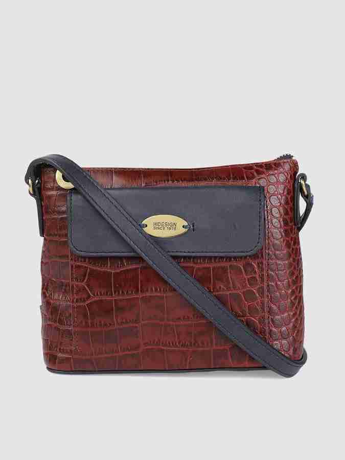 Buy HIDESIGN Women Maroon Sling Bag Maroon Online Best Price in India Flipkart