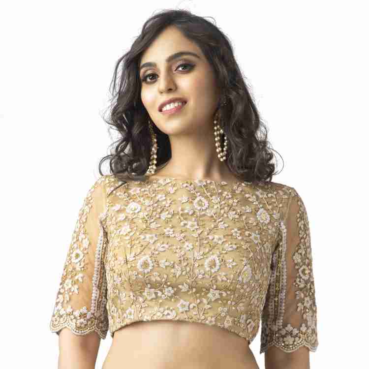 Niharikaa Designer Studio Boat Neck Women Blouse Buy Niharikaa Designer Studio Boat Neck Women Blouse Online at Best Prices in India Flipkart