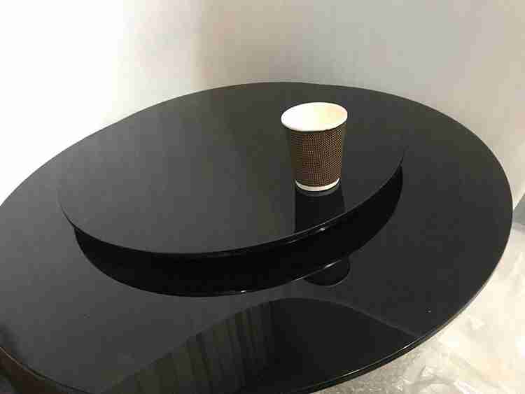 Induscan REVOLVING Glass Table TOP in Black 30 inch dia 10mm thickness Glass Coffee Table Price in India Buy Induscan REVOLVING Glass Table TOP in Black 30 inch dia 10mm thickness Glass Coffee Table o...