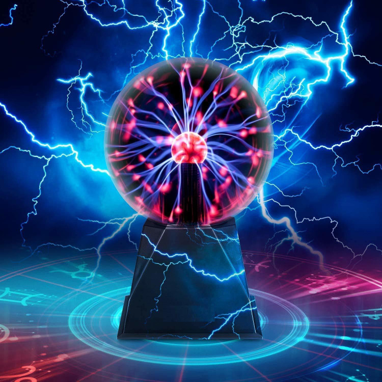 Blue Plasma Lightning Ball