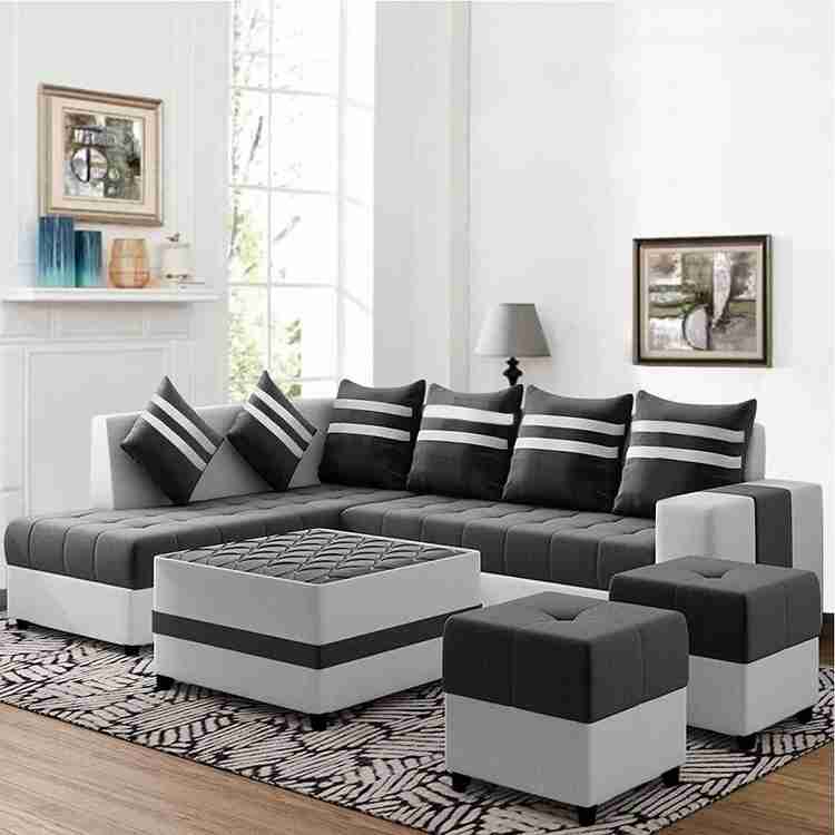 Black grey sofa set store