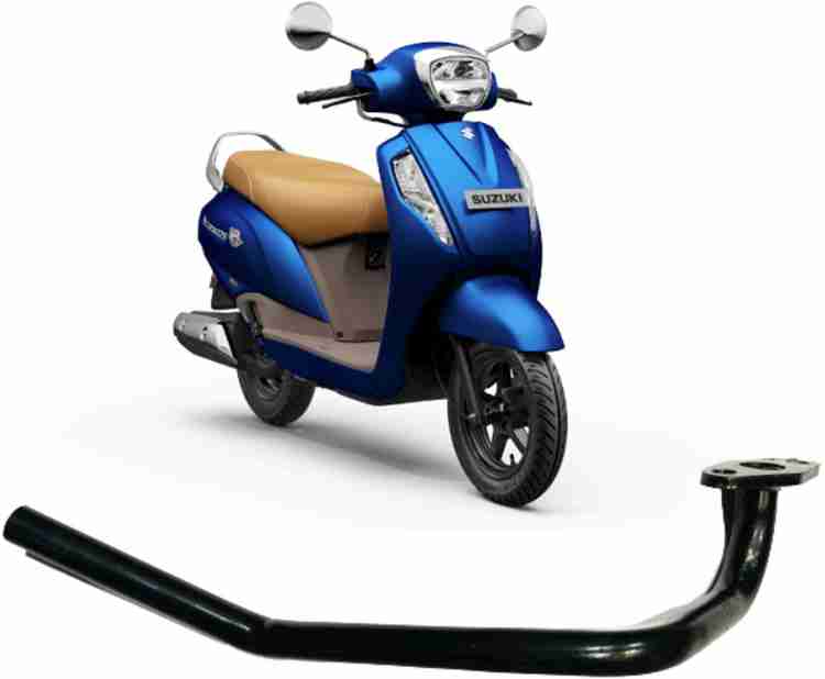 AUTOPLEX Suzuki Access Access125 All Model Silencer Bend Pipe Premium Quality With Black Color Coating Standard Size Access All Model Attractive Silencer Bend Pipe Pack Of 1 Suzuki Access Access 125 S...