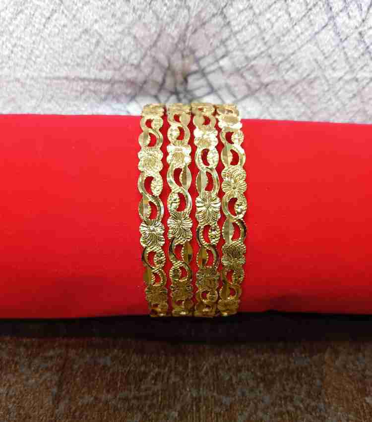 ADVANCE KANGAN Brass Gold plated Bangle Price in India Buy ADVANCE KANGAN Brass Gold plated Bangle Online at Best Prices in India Flipkart