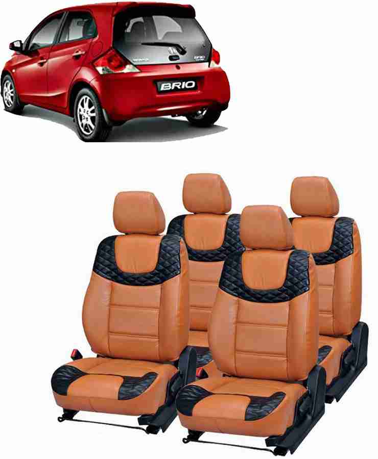 AutoSafe Leather Car Seat Cover For Honda Brio Price in India Buy AutoSafe Leather Car Seat Cover For Honda Brio online at Flipkart