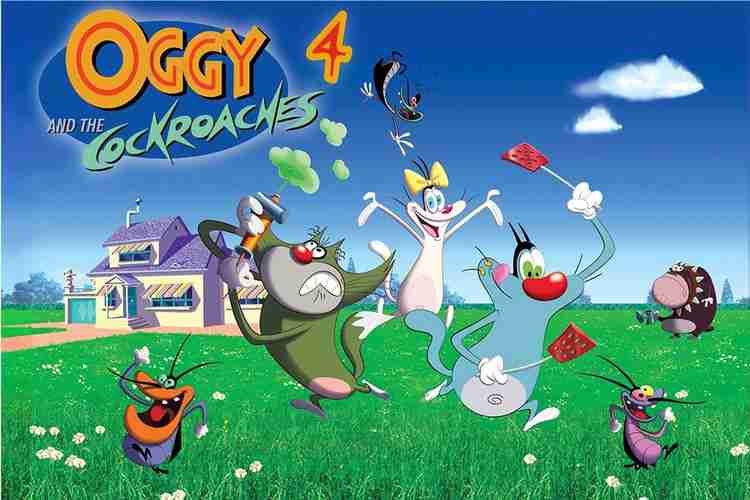 Oggy and the cockroaches drawing store