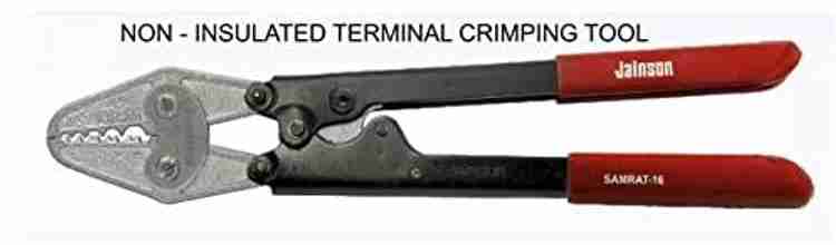 Jainson Samrat 16 Crimping Tool 0.5mm to 16mm Jainson Samrat 16 Crimping Tool 0.5mm to 16mm Brand Generic Manual Crimper Price in India Buy Jainson Samrat 16 Crimping Tool 0.5mm to