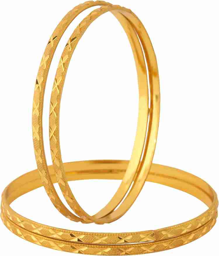 YELLOW CHIMES Alloy Gold plated Bangle Price in India Buy YELLOW CHIMES Alloy Gold plated Bangle Online at Best Prices in India Flipkart