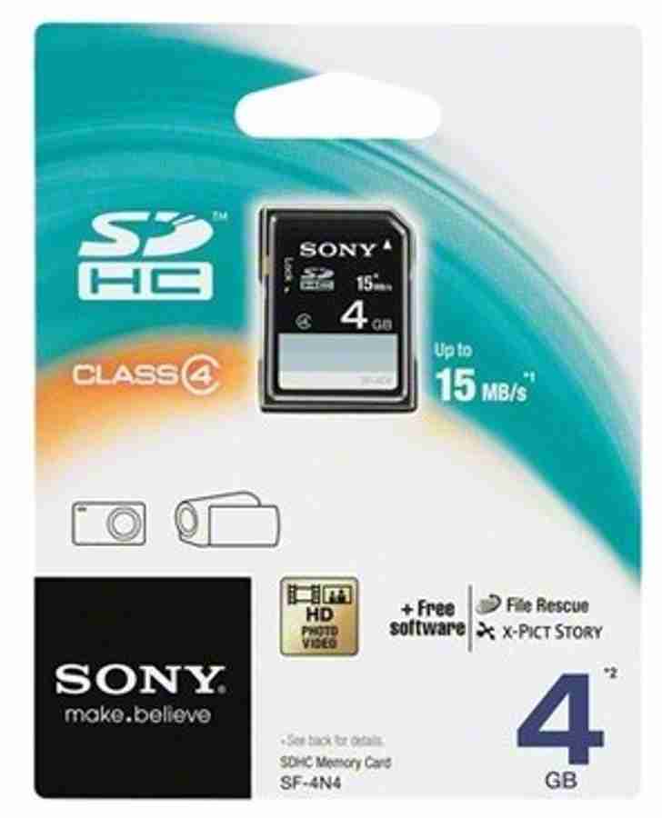 ソニー SONY SDXC SDHCメモリーカード 4GB SF-4N4 T