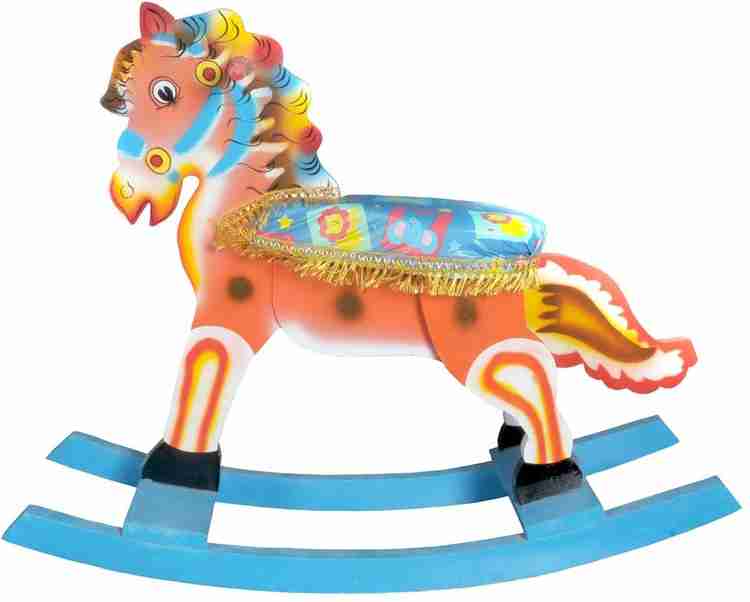 Woodde Wooden Hand Painted Rocking Horse Wooden Hand Painted Rocking Horse Buy Horse toys in India. shop for Woodde products in India. Flipkart