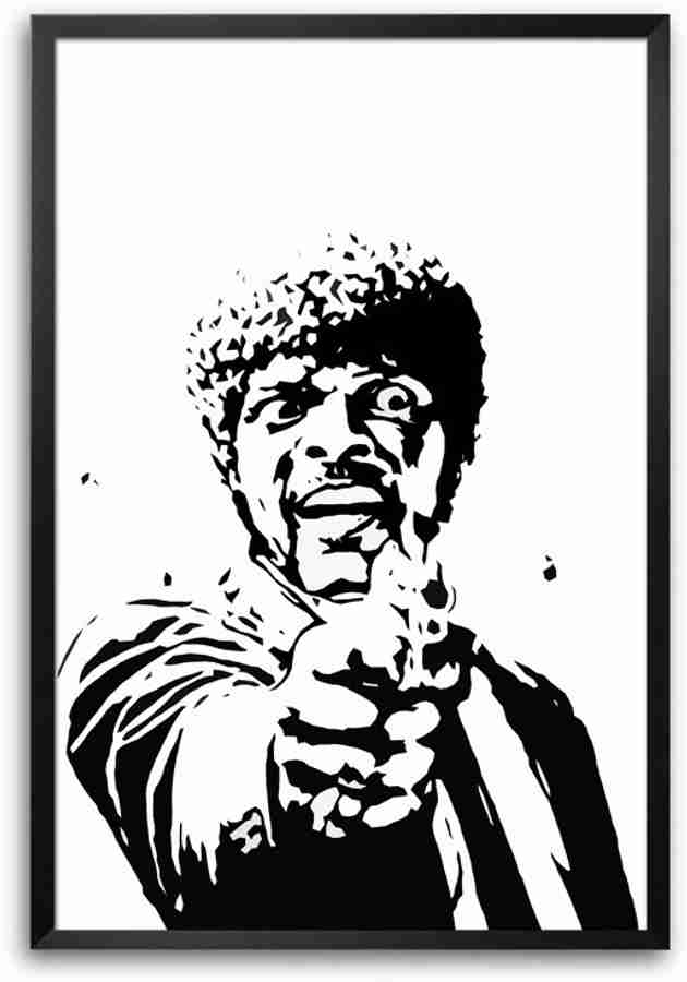 Pulp Fiction Samuel L Jackson Kunst
