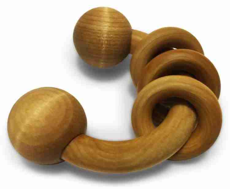 Wooden teether for babies store