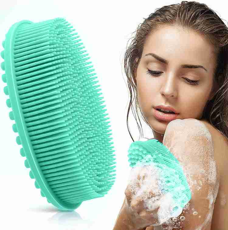 HASTHIP Silicone Body Scrubber Silicone Loofah Shower Body Scrubber with Handle 2 in 1 Price in India Buy HASTHIP Silicone Body Scrubber Silicone Loofah Shower Body Scrubber with Handle 2 in