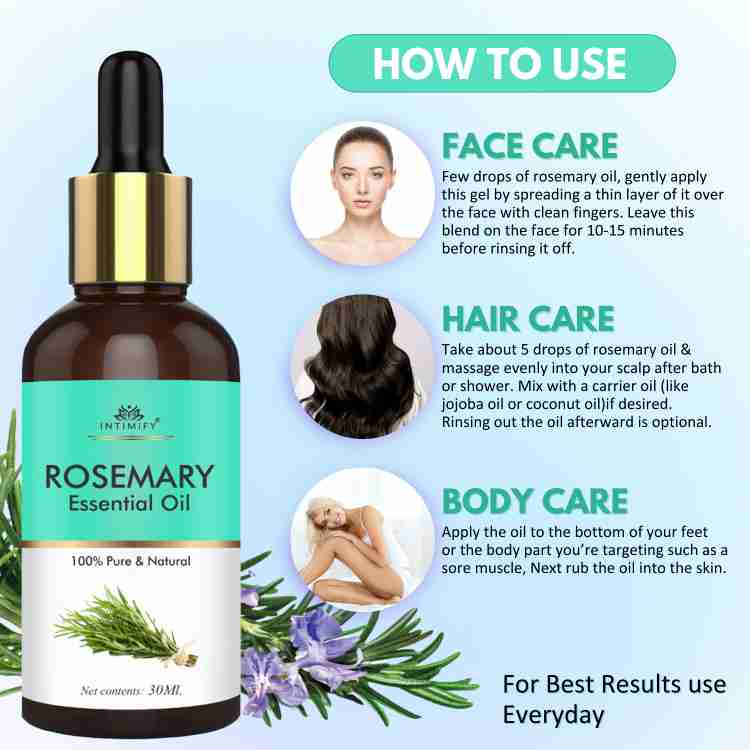 INTIMIFY Rosemary Essential Oil Rosemary Oil Rosemary Hair Oil Rosemary Oil For Face Price in India Buy INTIMIFY Rosemary Essential Oil Rosemary Oil Rosemary Hair Oil Rosemary Oil For Face Online