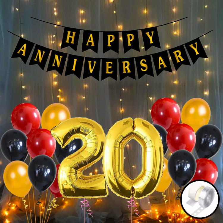 20th Wedding Anniversary Balloons