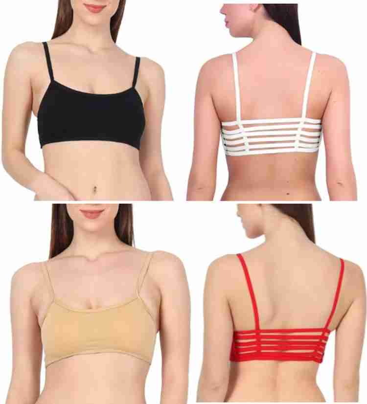 Trustizen Best Combo Of 4 Brallette 6 Strap Back Stylish Bra Sports Bralette Women Bralette Lightly Padded Bra Buy Trustizen Best Combo Of 4 Brallette 6 Strap Back Stylish Bra Sports