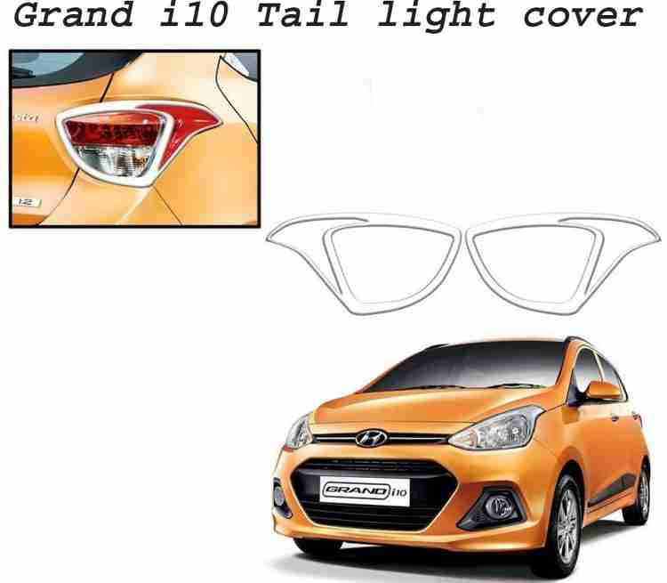 Bubu Car silver Plated chrome Tail light cover for Hyundai Grand i10 Chrome Hyundai i10 Rear Garnish Price in India Buy Bubu Car silver Plated chrome Tail light cover for Hyundai Grand i10 Chrome Hyun...