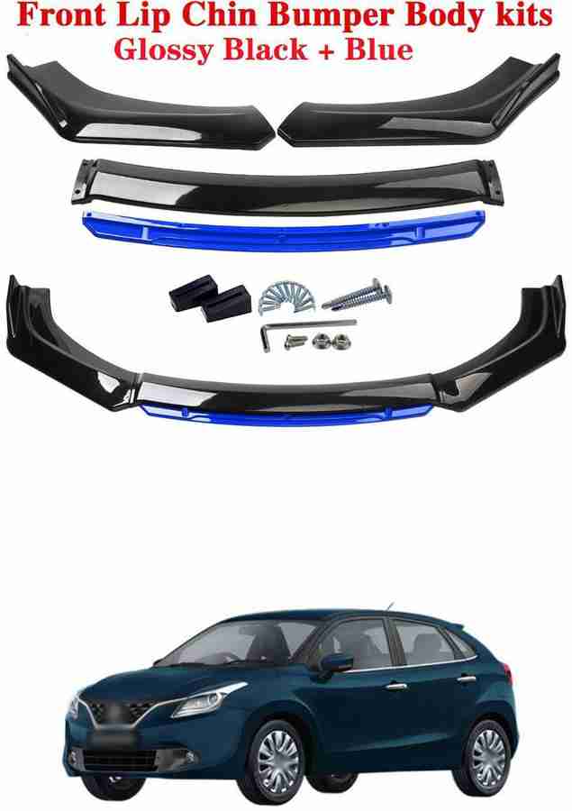 XZRTZ Car Front Bumper Spoiler Splitter Body Kit Side Skirt Front Bumper Guard 420 Glossy Maruti Baleno Front Garnish Price in India Buy XZRTZ Car Front Bumper Spoiler Splitter Body Kit