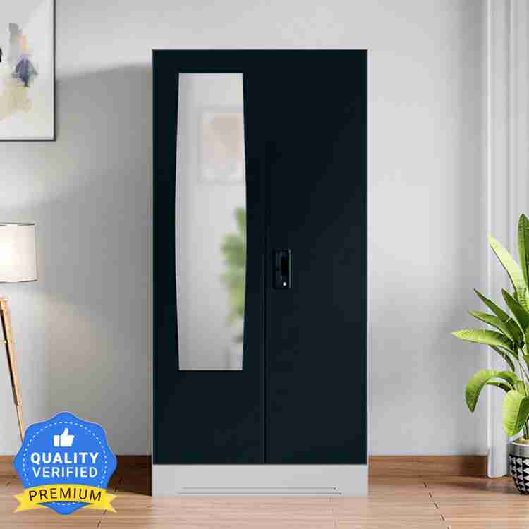 Godrej interio slimline 2 door with locker metal almirah store