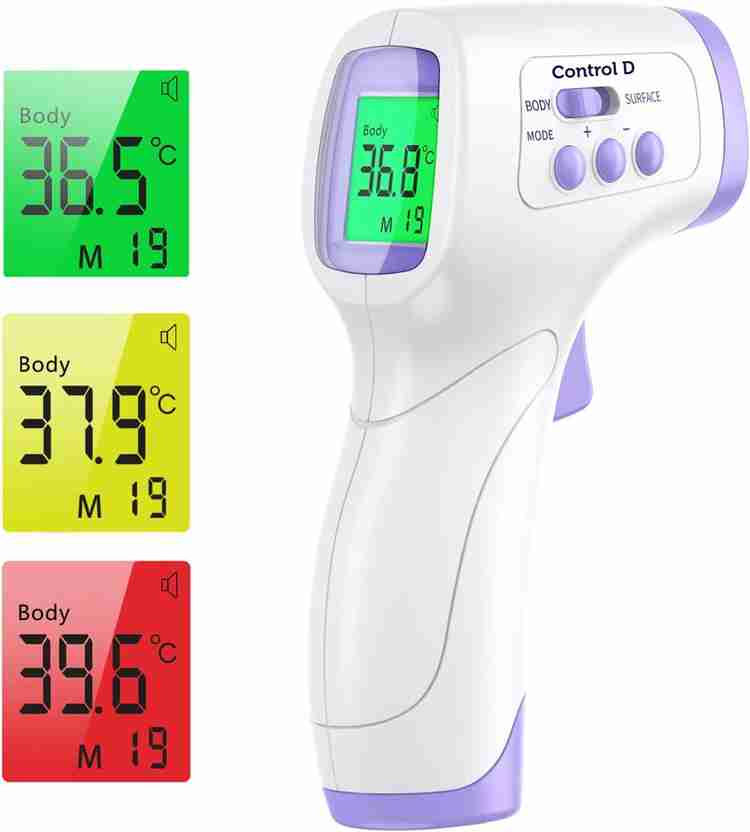 Control D Non Contact Infrared Forehead Digital Thermal Scanner Gun Fever Temperature Machine For Kids Adults Babies IR Thermometer Control D Flipkart