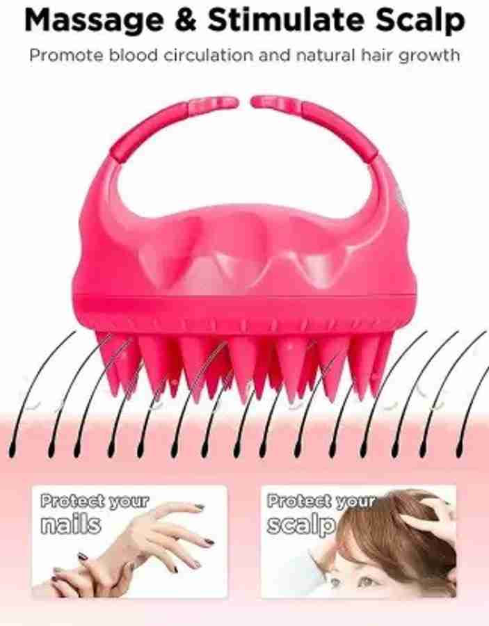 ShopCircuit Scrubber Comb for Dandruff Removal Hair Scalp Massager Shampoo Brush Price in India Buy ShopCircuit Scrubber Comb for Dandruff Removal Hair Scalp Massager Shampoo Brush Online In India