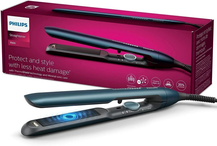 Hair Straightener Philips Brush And Straightener In One Buy Philips