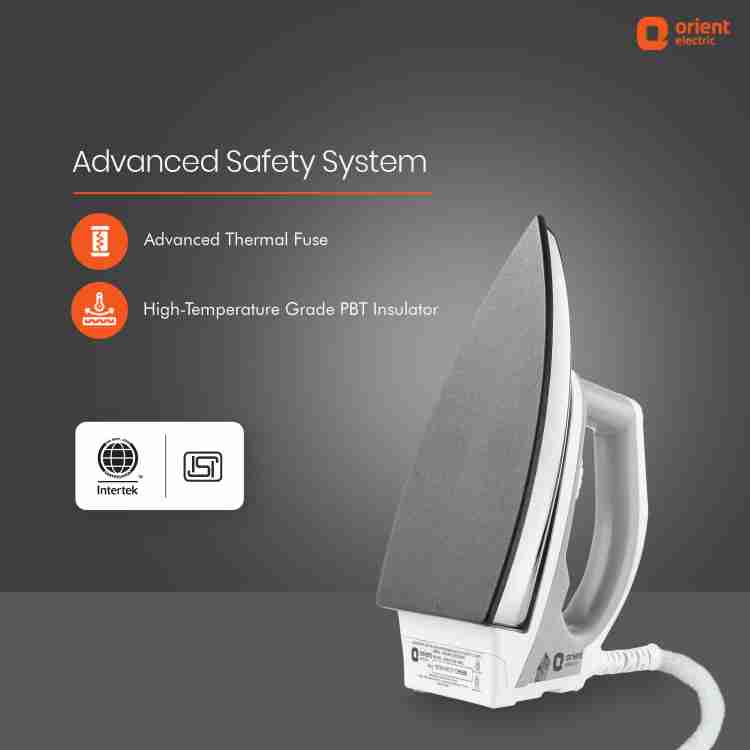 Orient Electric Enduro DIEN10GM 1000W Iron 1000 W Dry Iron Price in India Buy Orient Electric Enduro DIEN10GM 1000W Iron 1000 W Dry Iron Online at Flipkart