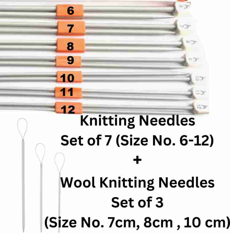Knitting Needles Sizes