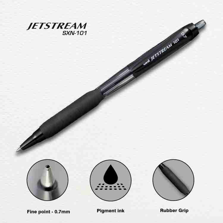 uni ball Jetstream SXN 101 0.7 mm Retractable Roller Pen Quick Drying Ink Fast Writing Roller Ball Pen