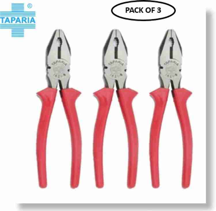 TAPARIA 1621 8 Lineman Plier PACK OF 3 Lineman Plier Price in India Buy TAPARIA 1621 8 Lineman Plier PACK OF 3 Lineman Plier online at Flipkart