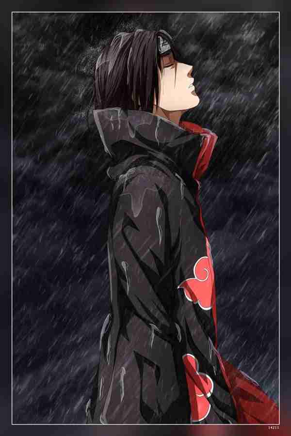 Itachi Uchiha Naruto With Mountains Background Hd Anime