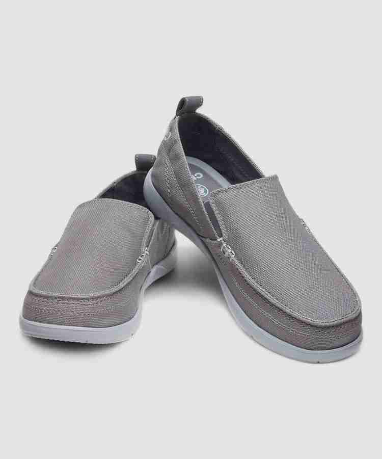 Crocs canvas loafer mens store