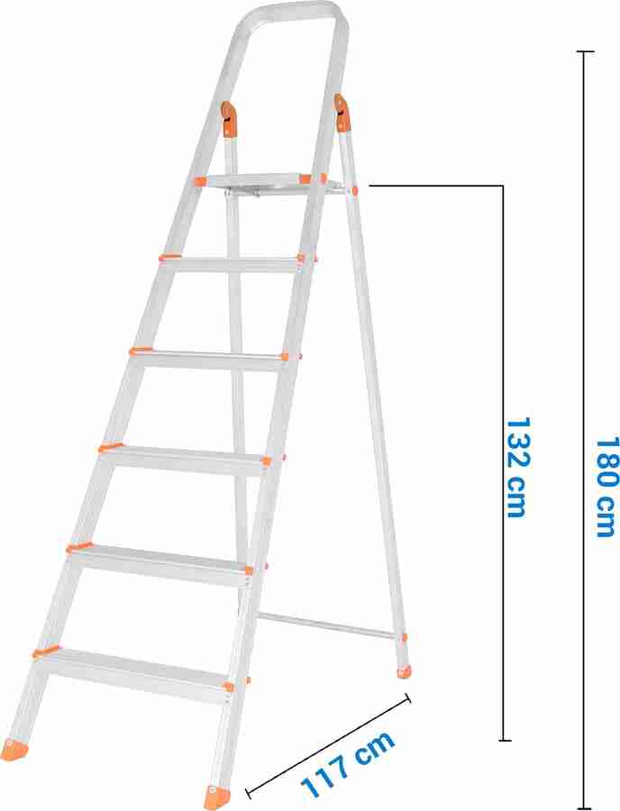 Flipkart SmartBuy 6 Step Aluminium Ladder Price in India Buy Flipkart SmartBuy 6 Step Aluminium Ladder online at Flipkart