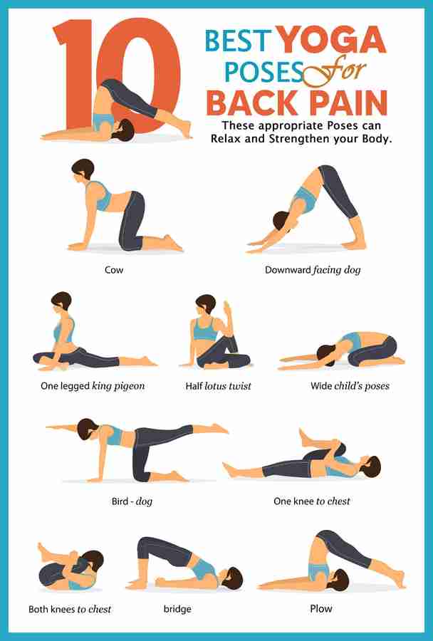 Yoga Stretching Chart Yoga Exercise Poster Yoga Poses Chart