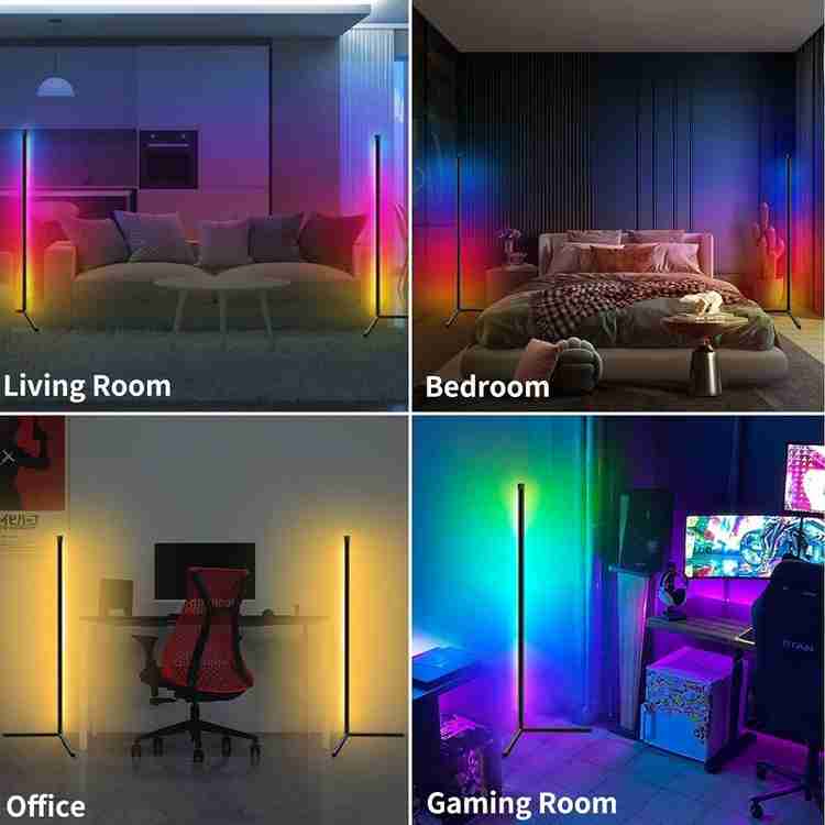 Room Light That Changes Color Corner Floor Lamp,65” Color Changing