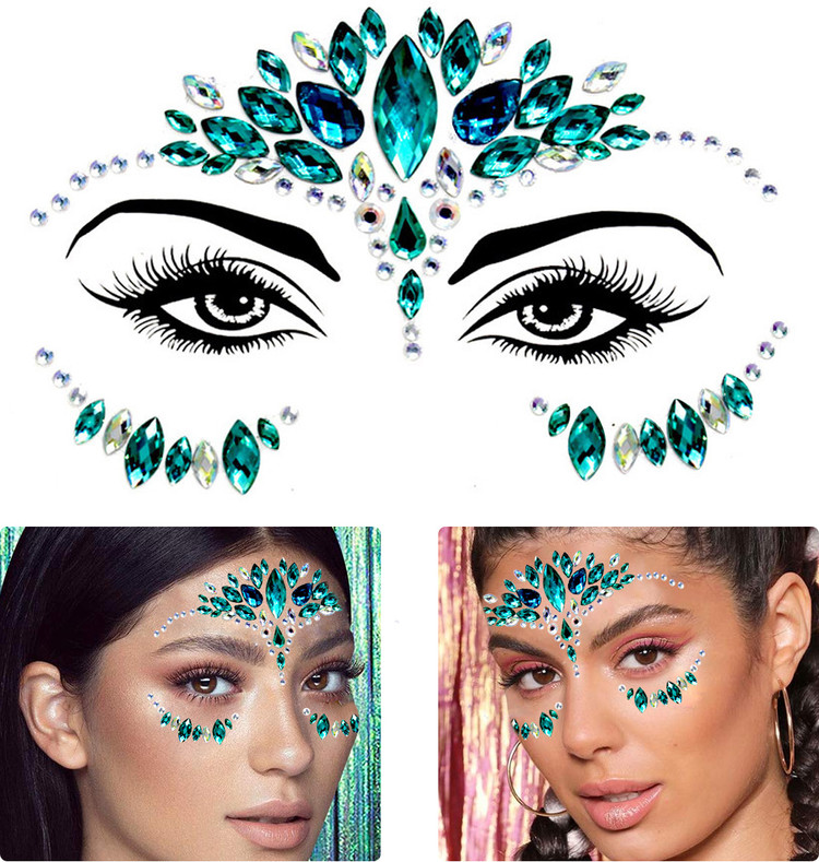 Peacock Eye Makeup Tattoos