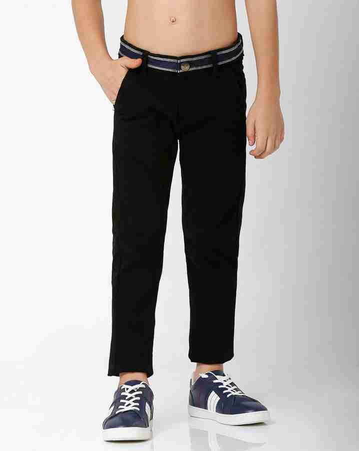 GAS Slim Fit Boys Black Trousers Buy GAS Slim Fit Boys Black Trousers Online at Best Prices in India Flipkart