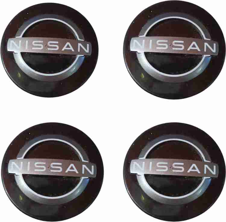 one ton New Nissan Alloy Wheel Centre Cap with Black Piano finish 4 Pieces 1 Set Wheel Cover For Nissan Sunny Terrano Micra Price in India Buy one ton New Nissan