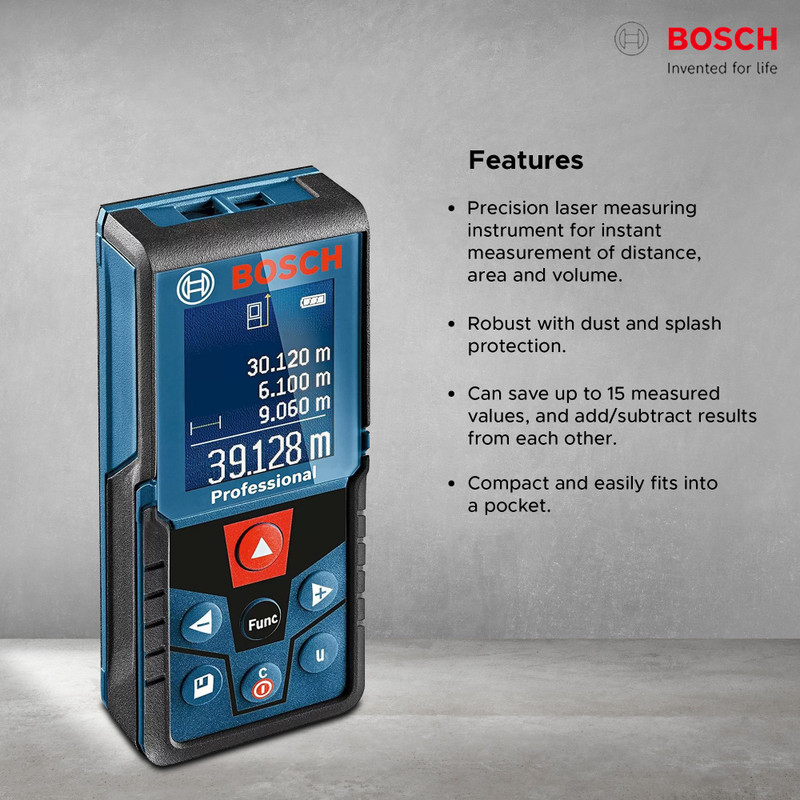 BOSCH GLM 400 Laser Distance Meter 40M Range Non magnetic Engineer s Precision Level Price in India Buy BOSCH GLM 400 Laser Distance Meter 40M Range Non magnetic Engineer s Precision Level online at F...