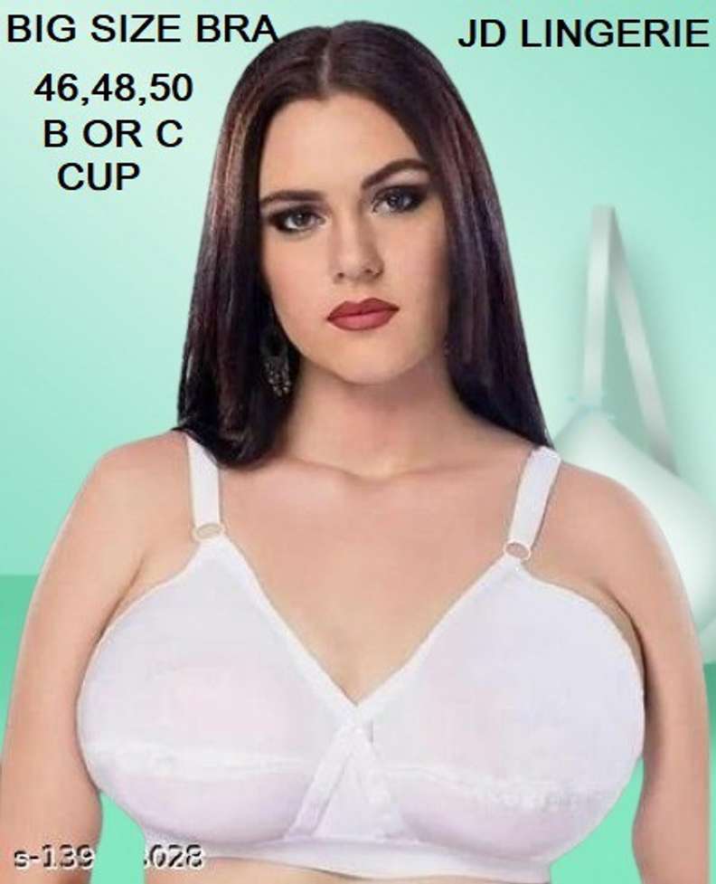 Big Size Bra 46 48 50 Women Full Coverage Non Padded Bra Price in India Buy Big Size Bra 46 48 50 Women Full Coverage Non Padded Bra online at Shopsy.in