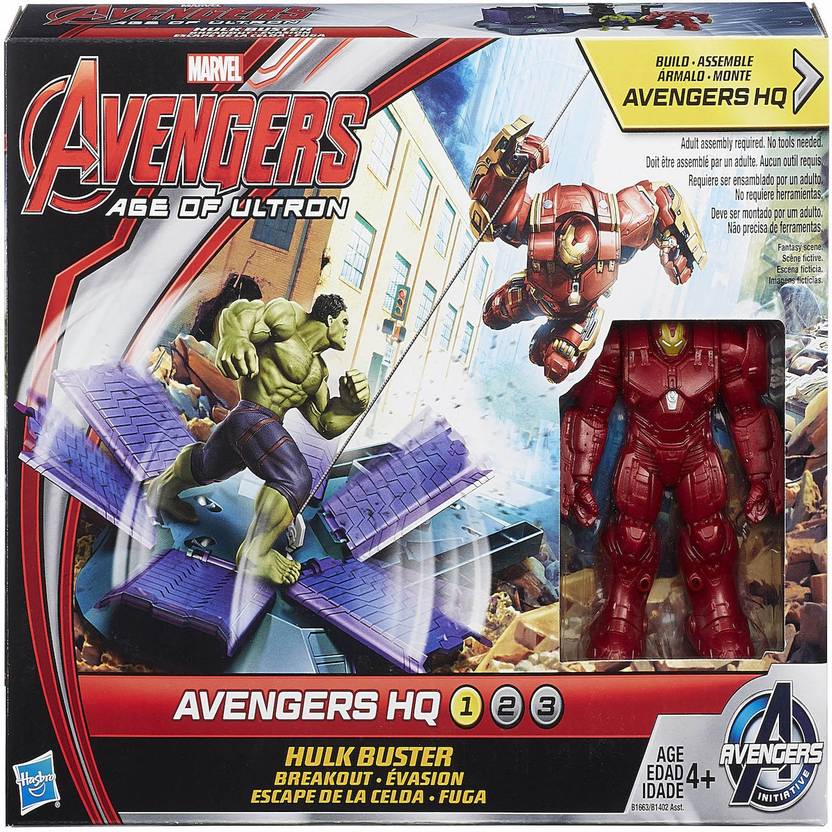 Hasbro Marvel Avengers HQ Hulk Buster Breakout Set - Marvel Avengers HQ ...