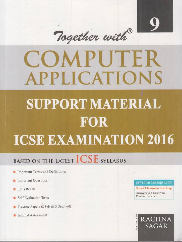 Together with Computer Applications for Icse Students (Class - IX): Buy ...