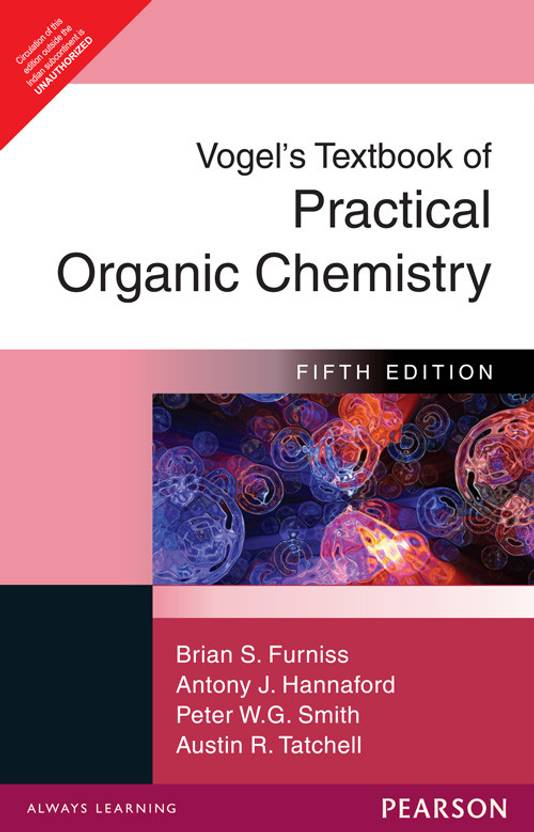 Vogel's Textbook of Practical Organic Chemistry 5th Edition 5th Edition ...