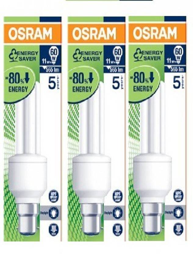OSRAM 11 W Basic Standard B22D CFL Bulb Price in India - Buy OSRAM 11 W ...