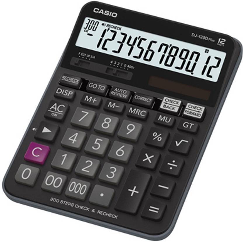 Flipkart.com | CASIO DJ 120 D Plus DJ 120D Plus Basic Calculator - Basic