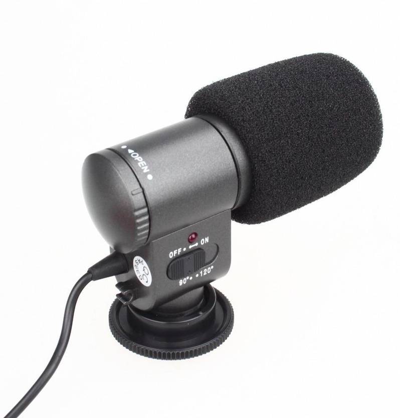 Power Smart Professional Stereo Mic SG-109 for NKN CANN DSLR DV Camcorder Camera Microphone ...