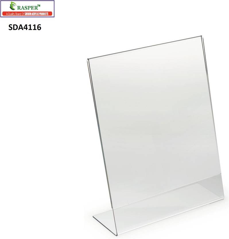 Flipkart.com | RASPER 1 Compartments Acrylic A4 Acrylic Display Stand ...