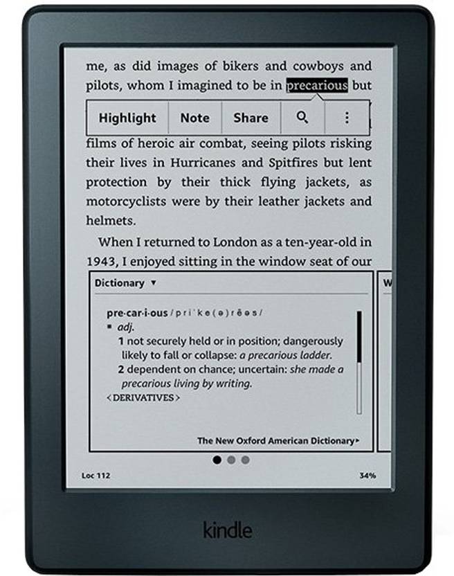 Kindle All-New Wifi Black E-reader Price in India - Buy Kindle All-New ...